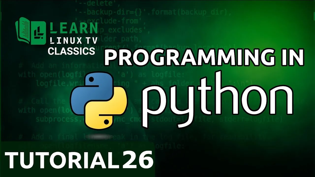 Coding in Python 26 - Inheritance (Learn Linux TV Classics)