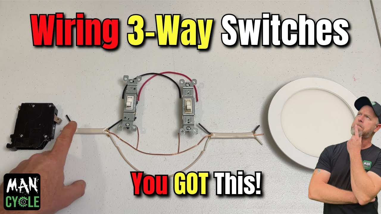 How To Wire 3-Way Switches - It WILL Make Sense After THIS!