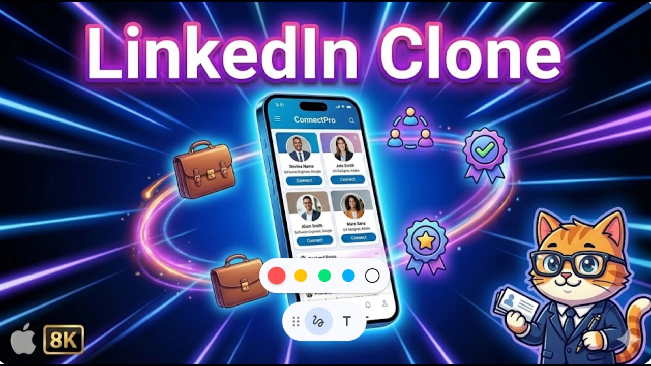 LinkedIn Inspired iOS App | SwiftUI Clone 2024 💼🍎