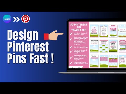 How to Design Pinterest Pins in Canva (2025 Full Tutorial for Beginners)
