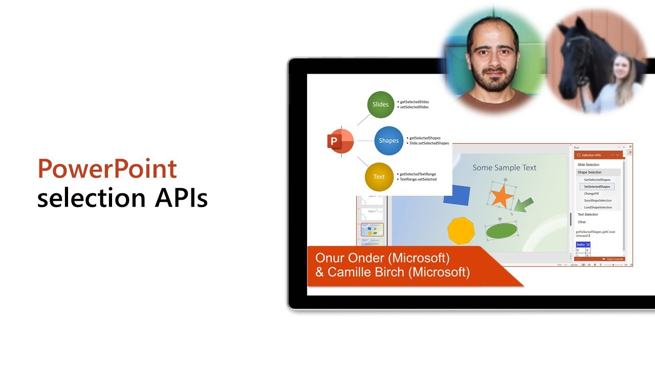 PowerPoint selection APIs