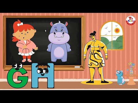 Words that start with G and H | nursery rhymes | pre-school learning video | toddler learning fun