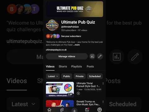 Ultimate Pub Quiz #shorts #quiz