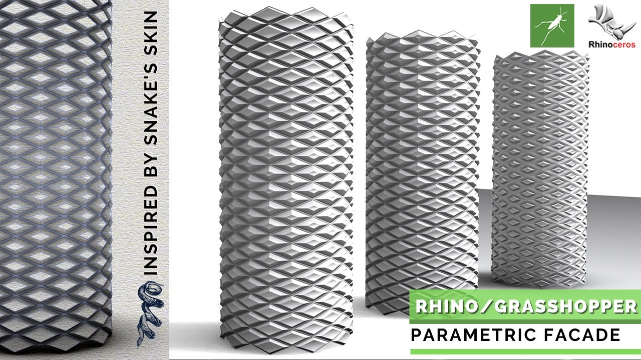 Parametric Facade Grasshopper Tutorial (Parametric Design)