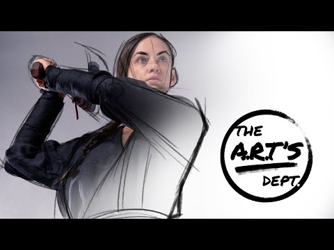 The ART'S Dept: Timed gesture drawing reference - Viking Axe Maiden Model Poses