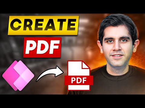 Create and download PDFs Directly from Power Apps | Tutorial