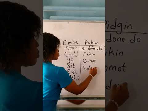 Nigerian Pidgin English vs Standard English #nigerianlanguage #nigerianpidgin