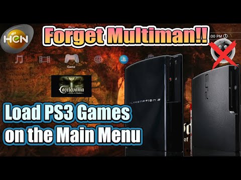 How to load your PS3 Games on the Main Menu | PS3 Game Injection