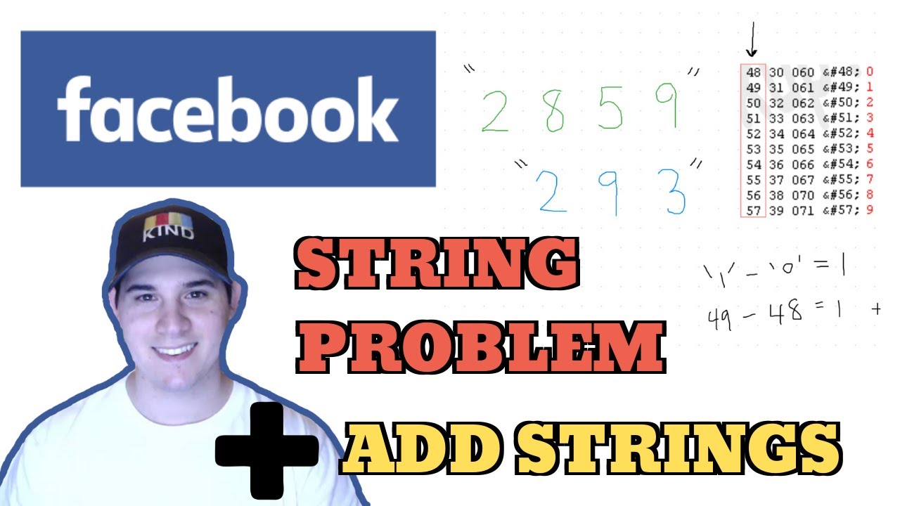 FACEBOOK CODING QUESTION - ADD STRINGS (LEETCODE)