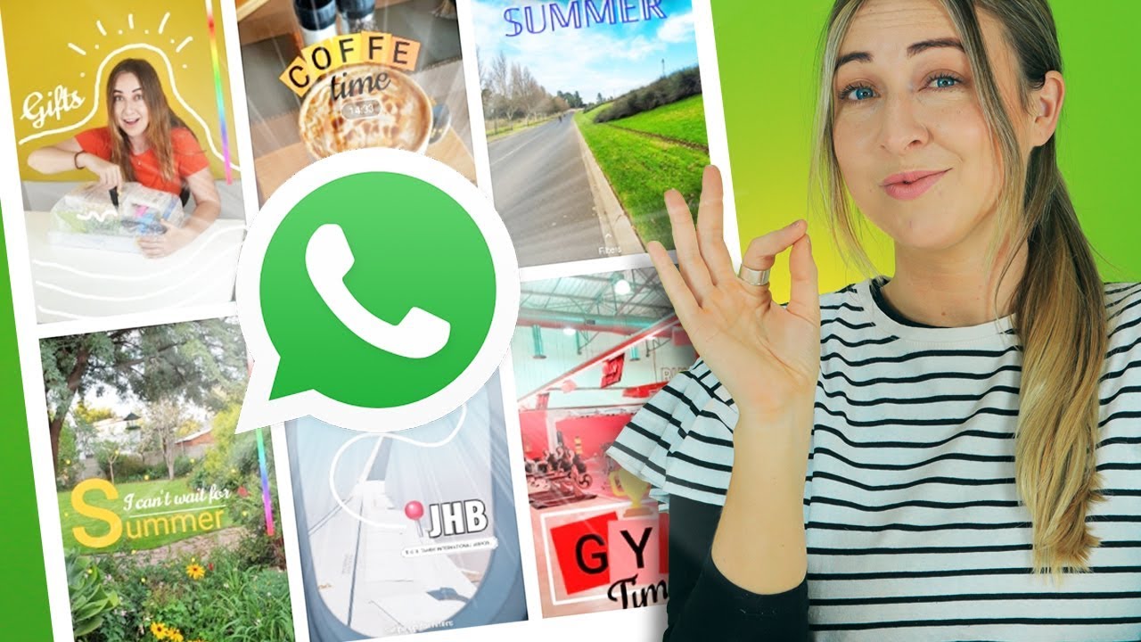 WhatsApp Status | 10 Creative Ideas | Using ONLY The App!!