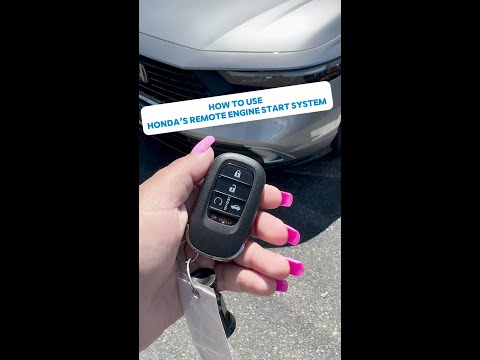 How to use Hondas remote engine start system