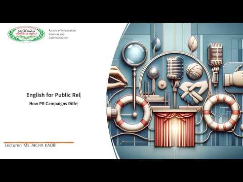 English For Public Relations - How PR Campaigns Differ from Marketing