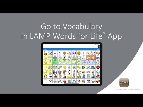 Toggle Between Language Files with Go to Vocabulary in LAMP Words for Life