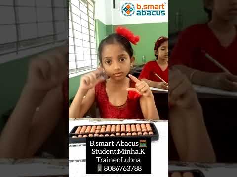 Little Girl Answering Abacus Questions????#makeyourchildageniuswithlubna #study #Abacus #shorts