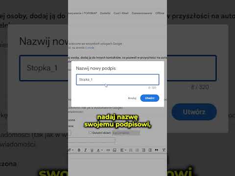 Jak dodać stopkę w Gmailu? | Teleinspiro
