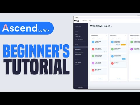 Wix Ascend | How To Use Wix Ascend Beginners Tutorial (2025)
