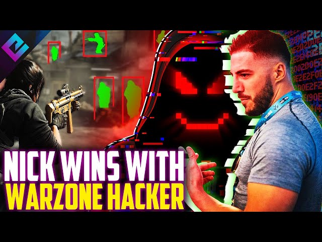 Nickmercs plays COD: Warzone with a hacker