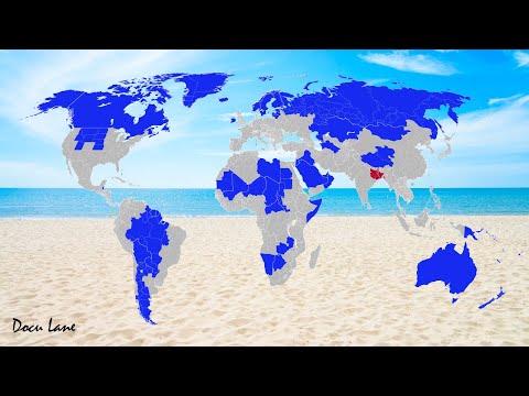 Why The little red region contains as many people as the blue region put together?