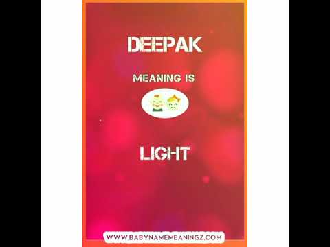 Deepak Name Meaning