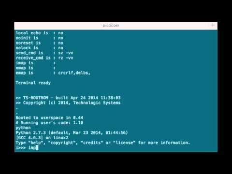 Technologic Systems' TS-7250-V2 Boot Time Demonstration