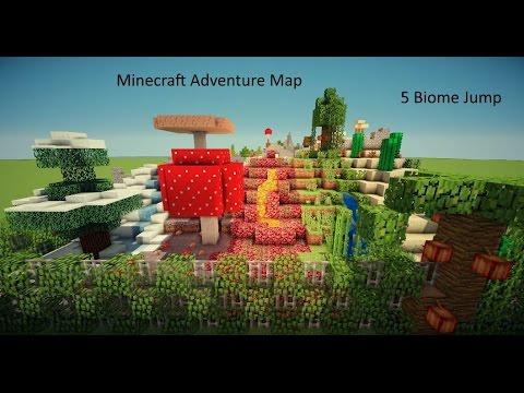 5 Biome Jump | Adventuremap Minecraft Map