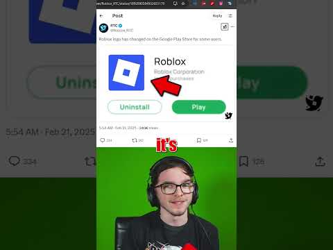 ROBLOX CHANGED THEIR APP LOGO!
