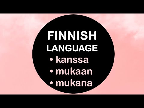 LEARN FINNISH | KANSSA, MUKAAN, MUKANA (HOW TO SAY "WITH" IN FINNISH - WITH EXAMPLES)