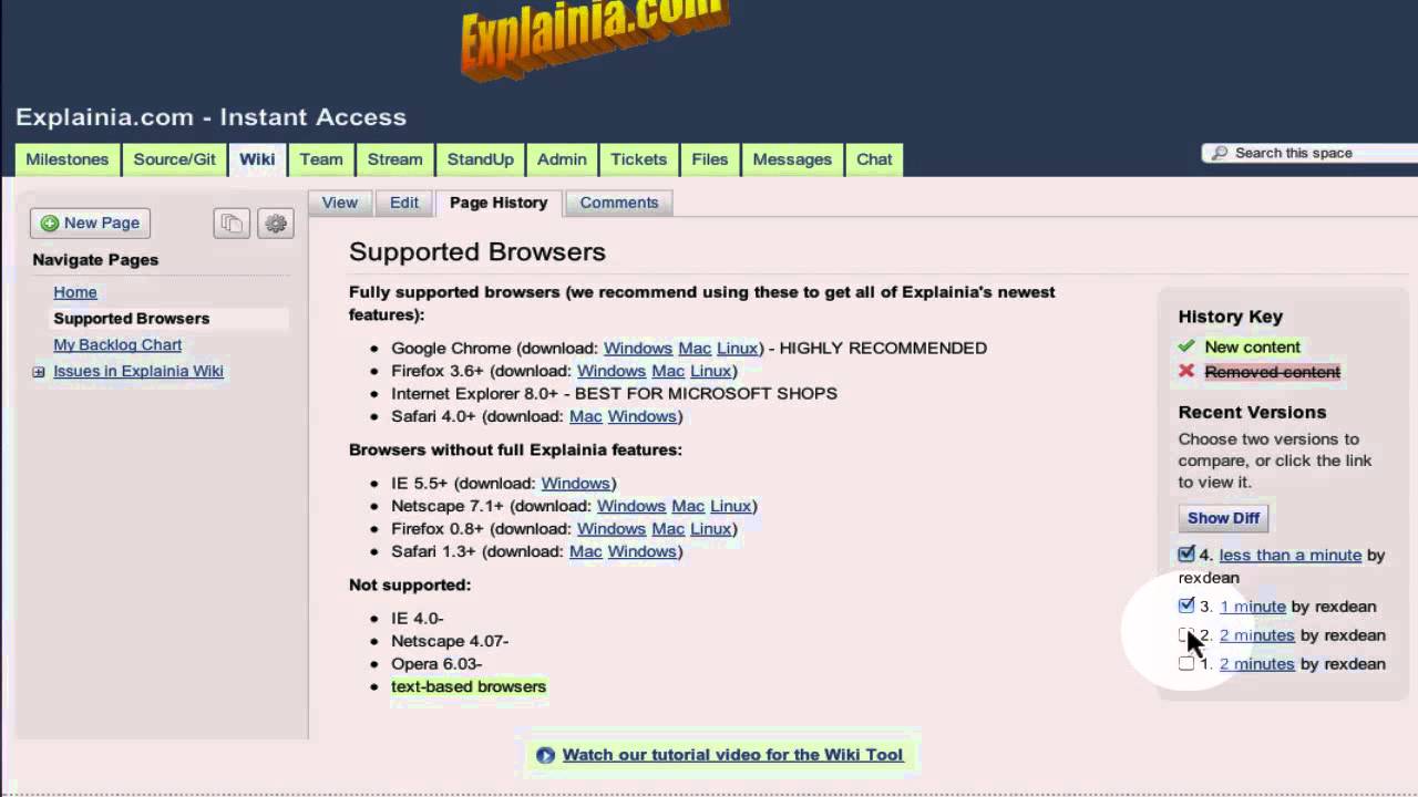 Assembla Wiki Tool Overview