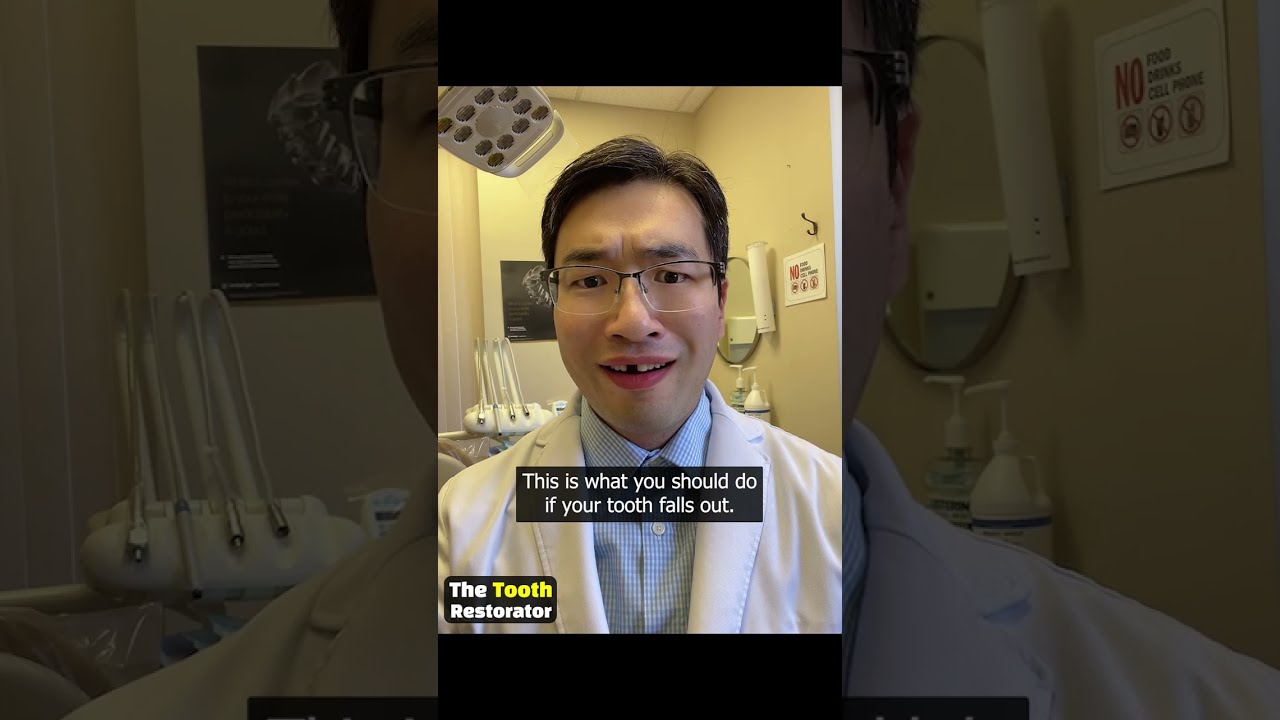 What to do if tooth falls out #Shorts