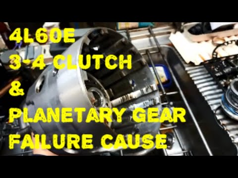 4L60E 3/4 Clutch Failure Cause & Fix Rear Planetary Blown Reasons & Repair Teflon Sealing Rings How