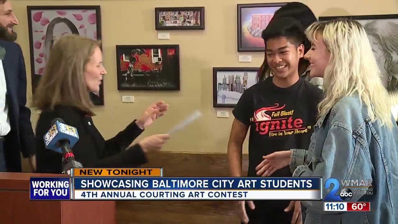 Baltimore City art students 'Uplift Baltimore'