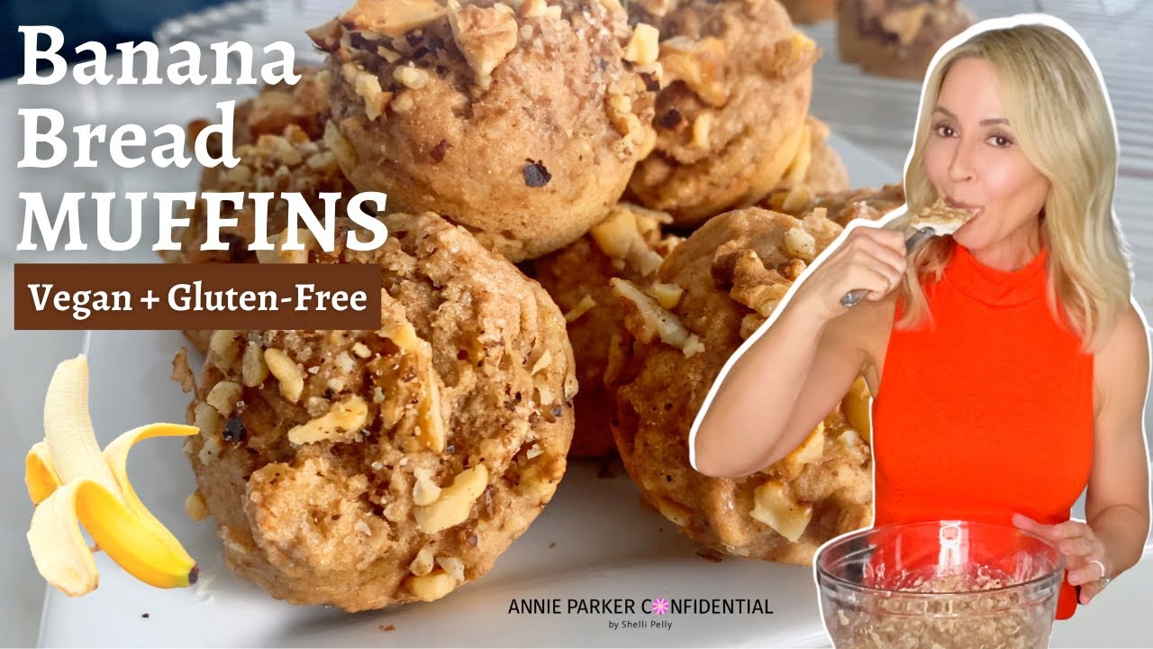 1-Bowl Banana Bread Muffins | Vegan & Gluten-Free