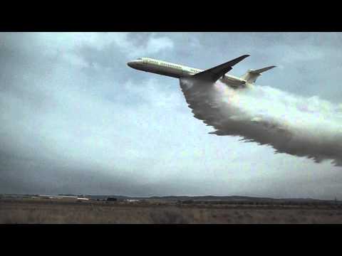 Erickson Aero Tanker test flight (MD-87)