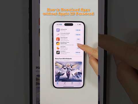 How to Download Apps without Apple ID Password #shorts