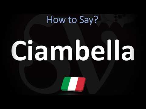 How to Pronounce Ciambella? (CORRECTLY) | Italian Food Pronunciation Guide