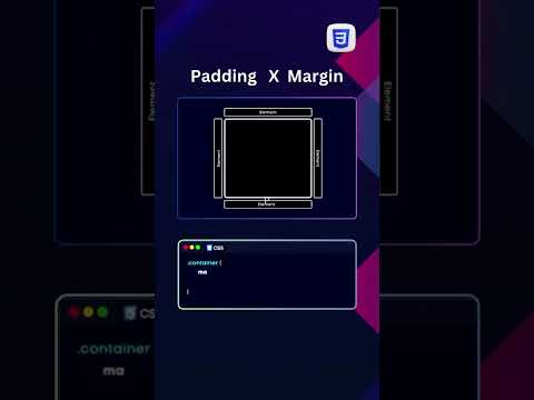 🧐 Padding vs Margin in HTML & CSS! 🎯 | Web Design Explained 🚀💡 #shorts #short #video #video #fyp #ai