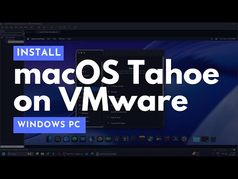 Install macOS Tahoe on VMware | Windows PC