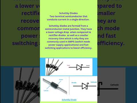 viral Schottky diode definition English #electronic #dmtech #education #component