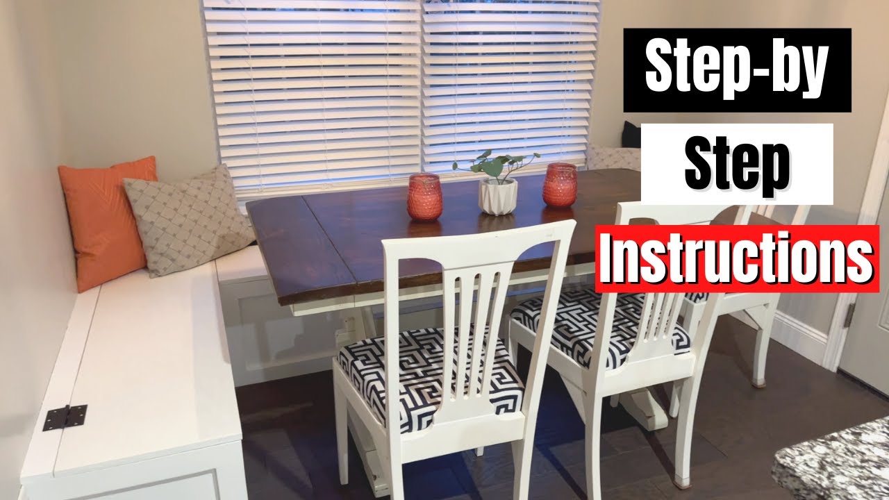 Add Kitchen Storage and Seating With This Beautiful DIY Built In Banquette