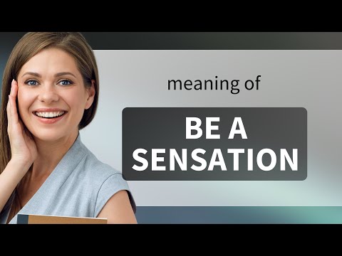 "Understanding the Phrase 'Be a Sensation' in English"