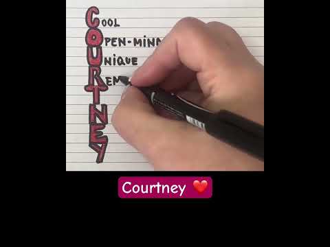 Meaning of the name COURTNEY #meaning #name #courtney
