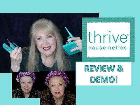 THRIVE CAUSEMETICS Review and Full Face MAKEUP DEMO 50+