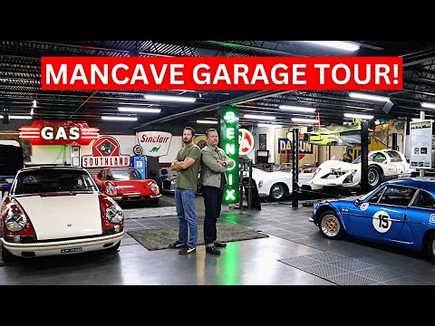 ULTIMATE Man Cave Garage Tour! - Race Car Drivers Garage!