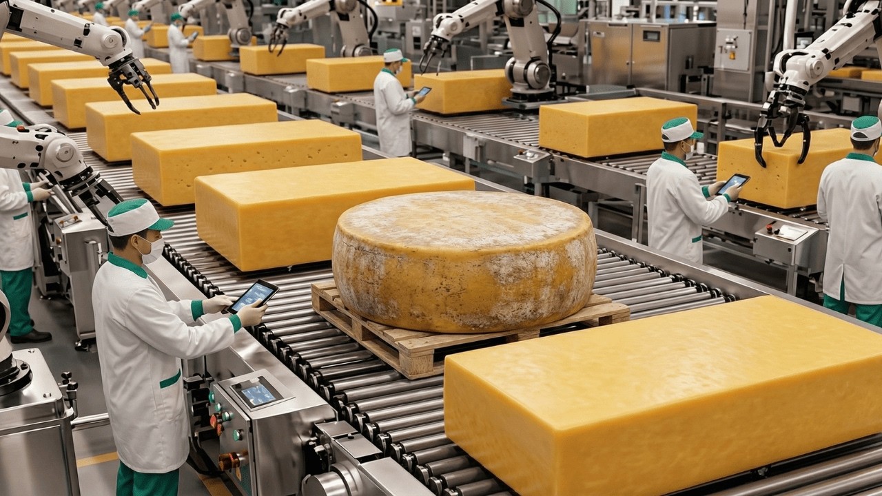 Inside the Modern Cheese Factory: How Cheese Is Made Step by Step (Full Process)