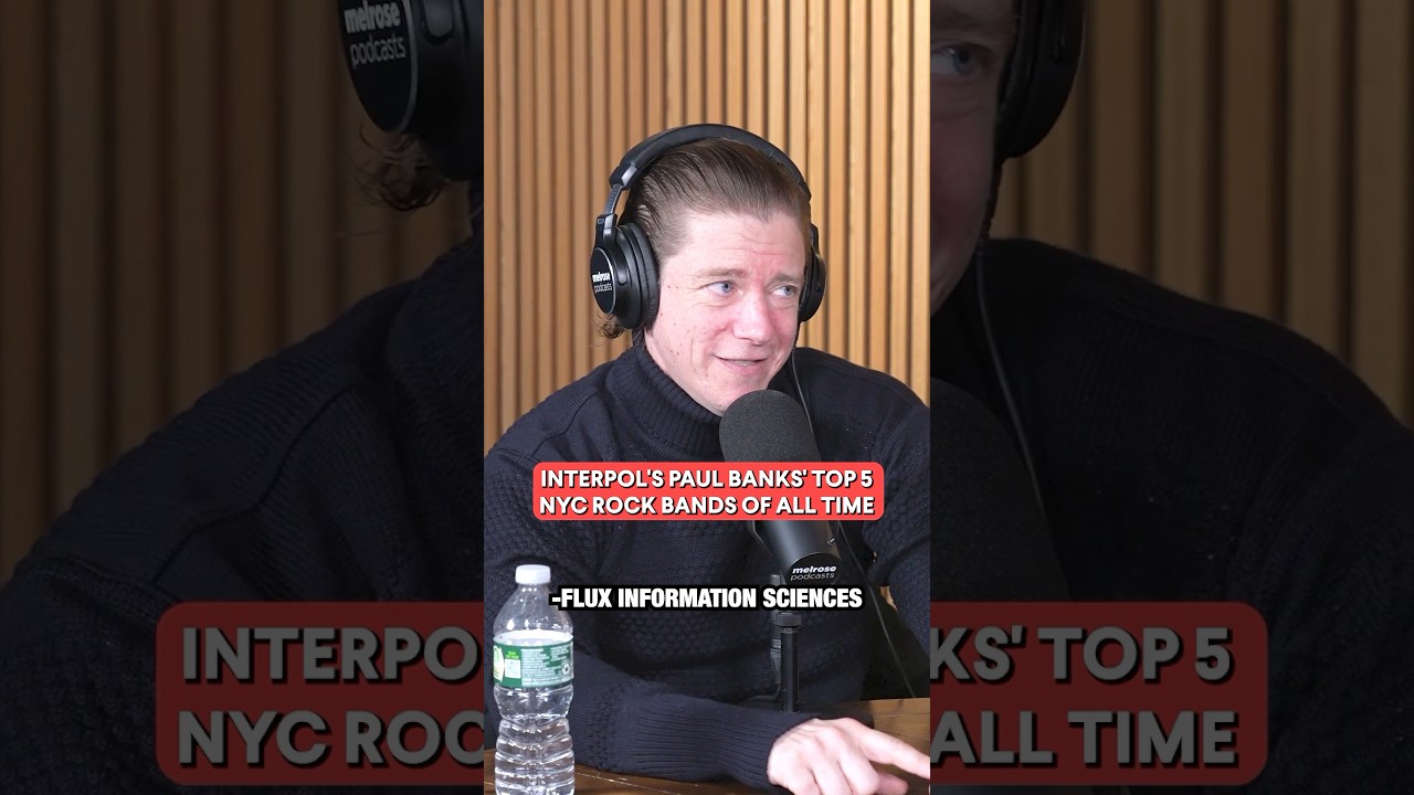 Paul Banks' top 5 NYC rock bands of all time! #podcast #interpol #rock #interview