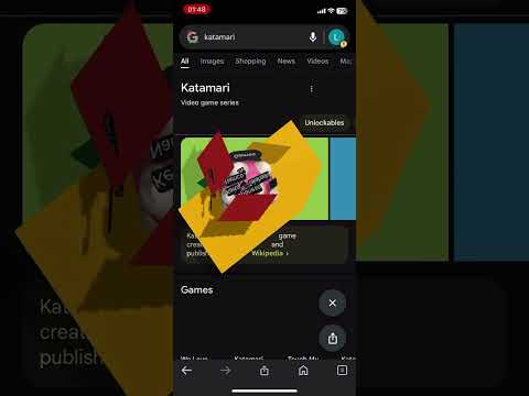 Google Easter egg “Katamari” #google #easteregg #tryit