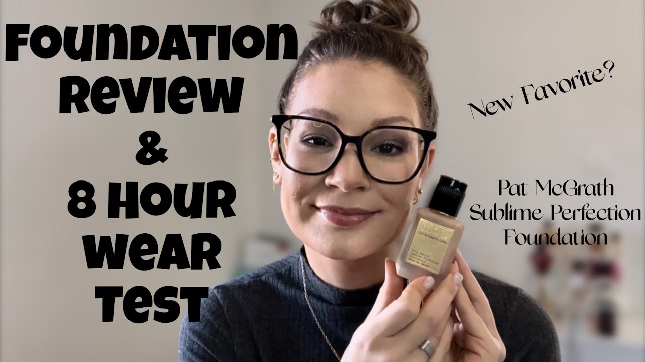 FOUNDATION REVIEW + WEAR TEST || Pat McGrath Sublime Perfection Foundation