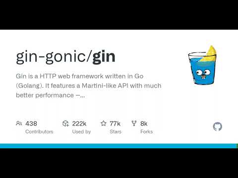 GitHub - gin-gonic/gin: Gin is a HTTP web framework written in Go (Golang). It features a Martini...