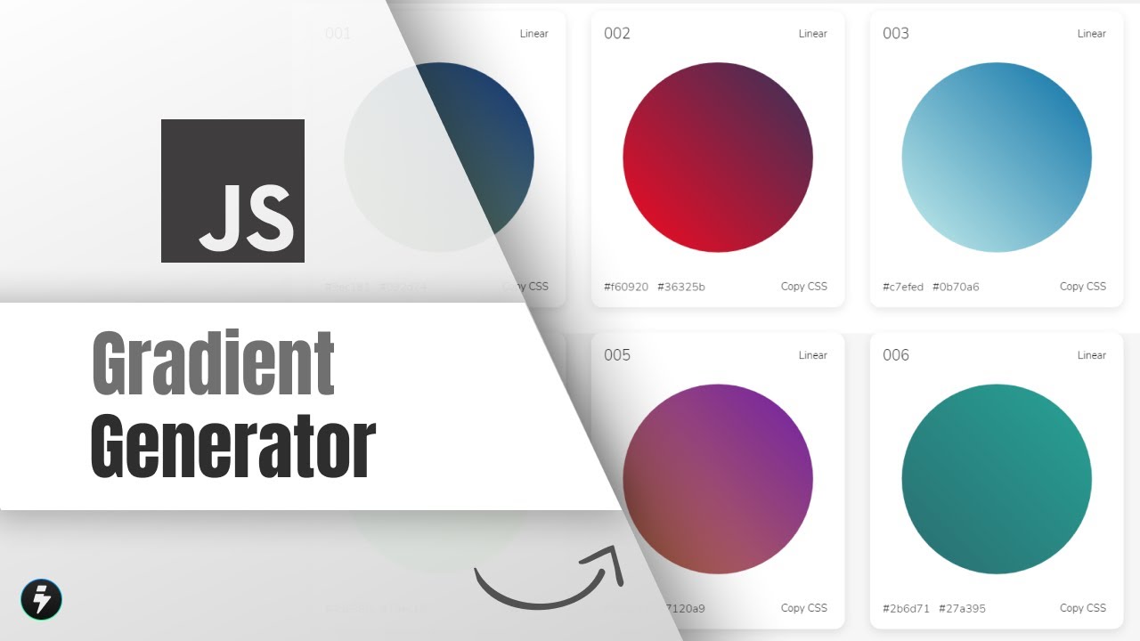 Gradient Generator App w Javascript | Build A Simple JS Application