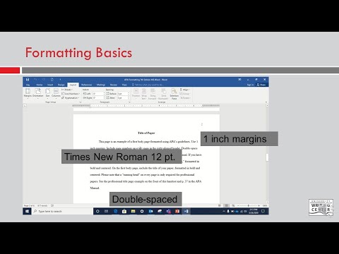 APA Formatting 7th Edition